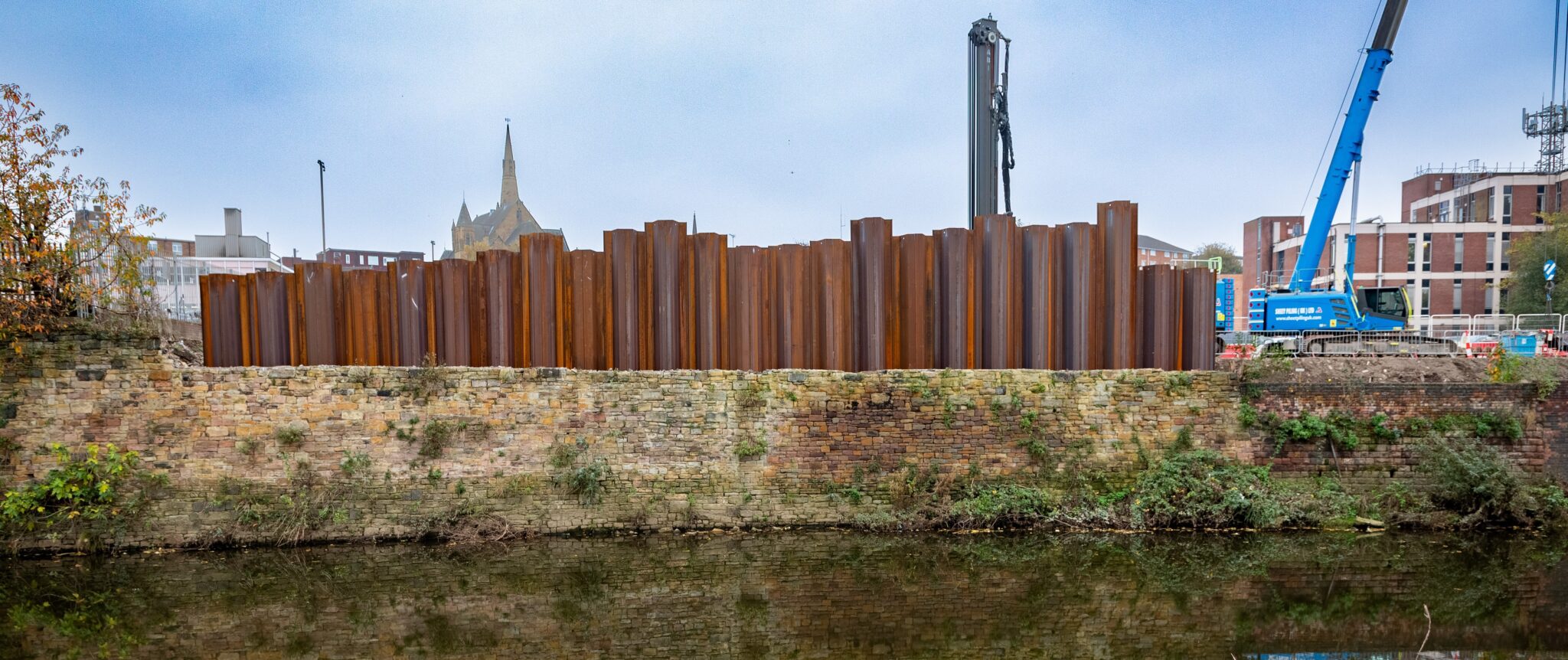 Piling works complete on £4.1m Rotherham Riverside project - Esh Group